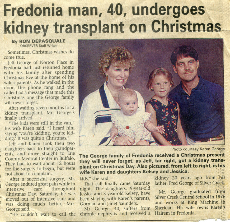 Celebrating kidney transplant 20 years later | News, Sports, Jobs ...